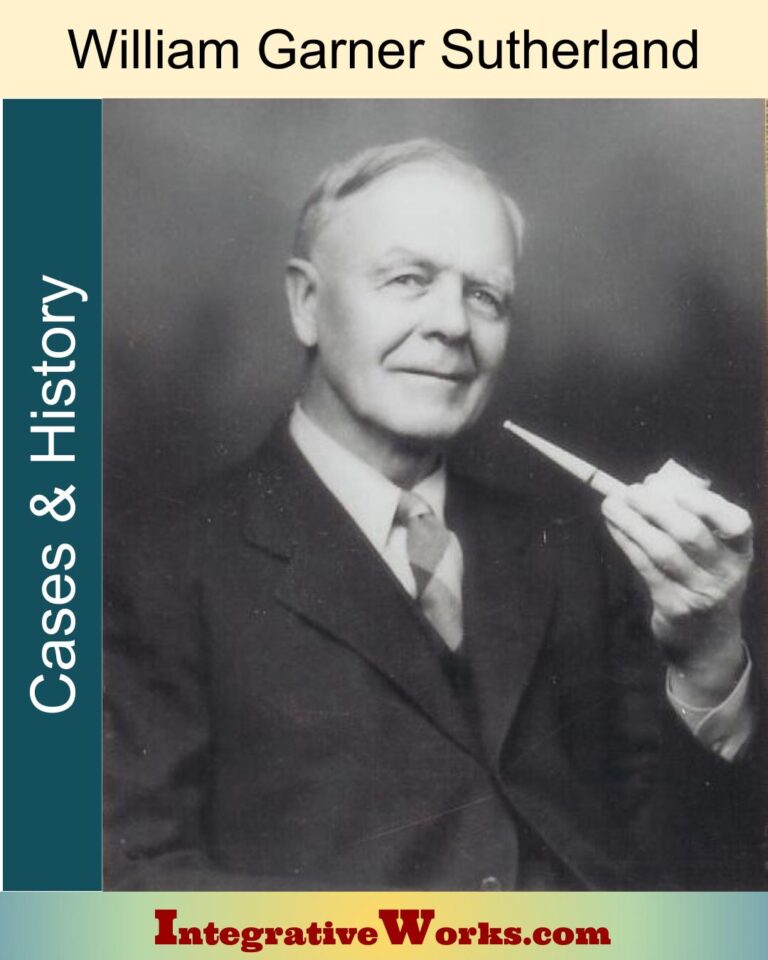 Notes on William Garner Sutherland - Integrative Works